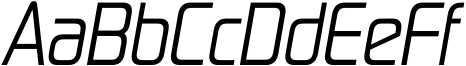 J-LOG Razor Edge Sans Normal Italic Font