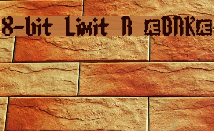 8-bit Limit R [BRK] Font - FFonts.net