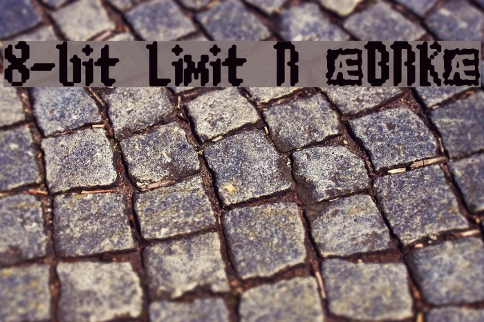 8-bit Limit R [BRK] Font - FFonts.net