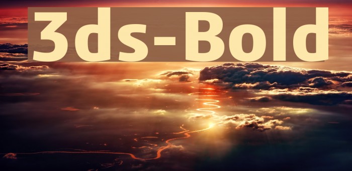 3ds-Bold Font - FFonts.net