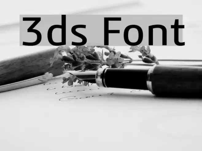 3ds Font | Free Download (TTF/OTF) | FFonts.net