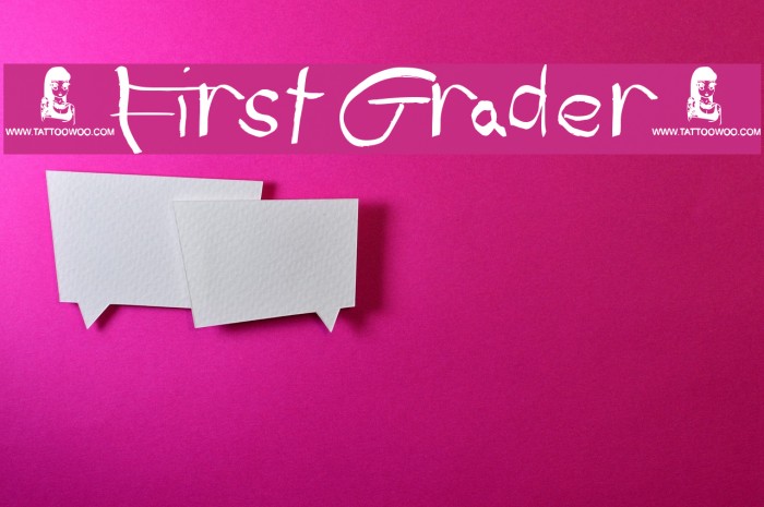 [First Grader] Font - FFonts.net