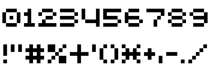 7px4bus Font - FFonts.net