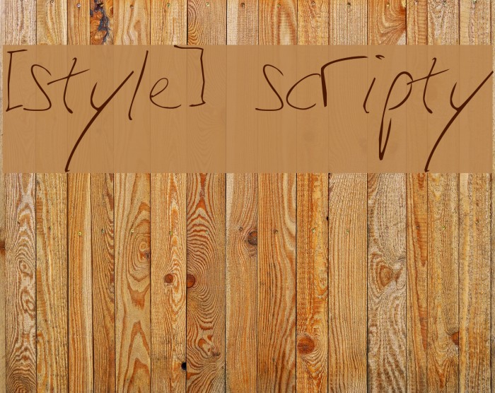 [style] scripty Font - FFonts.net