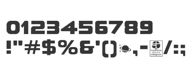 A*SPACE HEAVY Demo Font | Free Download (TTF/OTF) | FFonts.n