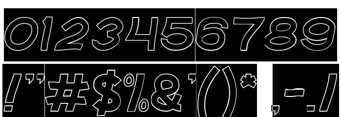 abc-Hollow-Inverse Font - FFonts.net