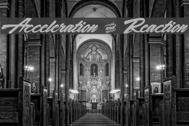 Acceleration & Reaction Font | Details & Characters — FFon