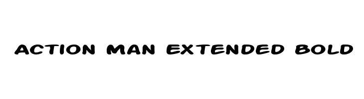 Action Man Extended Bold Font - FFonts.net Action Man Extended Bold Font - FFonts.net