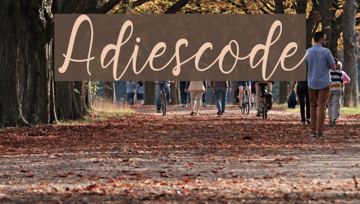 Adiescode Font - FFonts.net