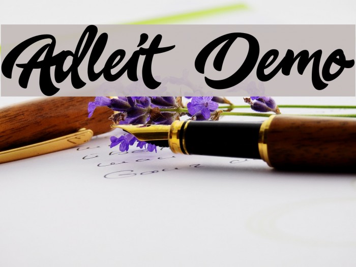 Adleit - Demo Font - FFonts.net
