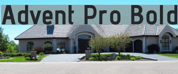 Advent Pro Bold Font - FFonts.net