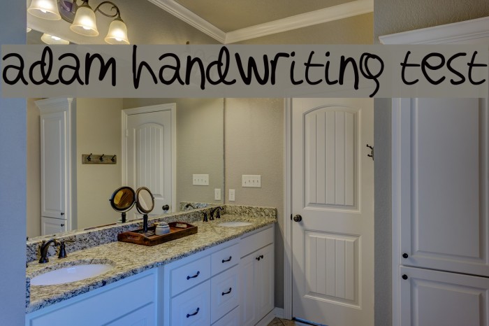 adam handwriting test Font - FFonts.net