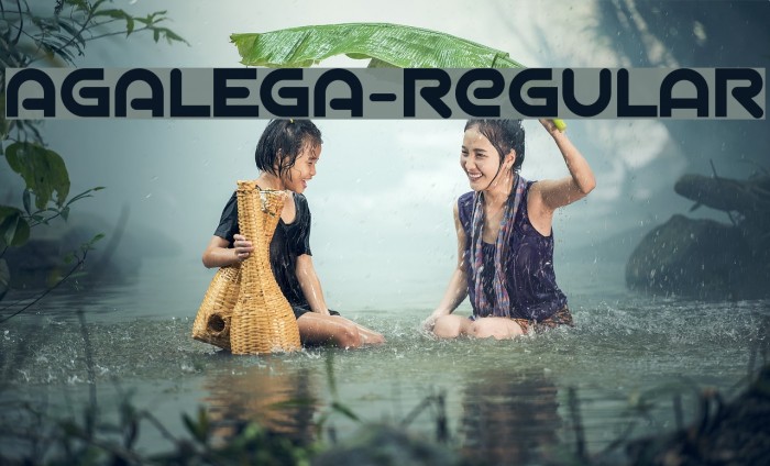 AGALEGA-Regular Font - FFonts.net