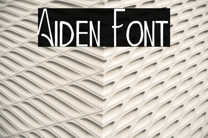 Aiden Font - FFonts.net
