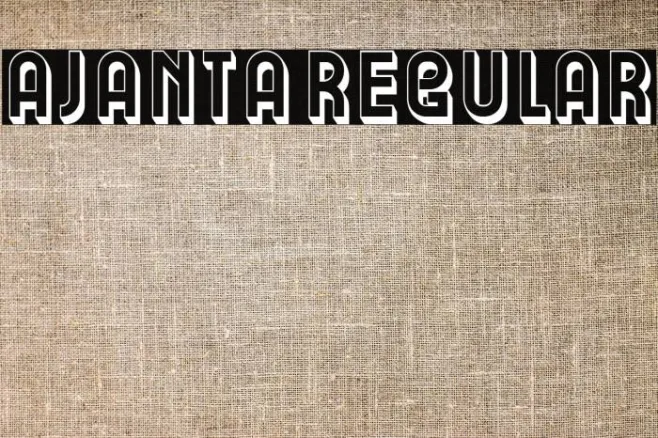 Ajanta Regular Font | Free Download (TTF/OTF) | FFonts.net