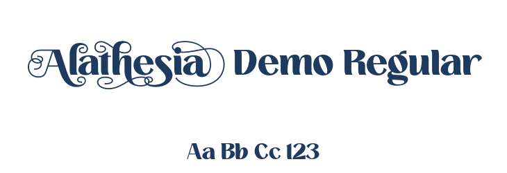 Alathesia Demo Regular Font | Free Download (TTF/OTF) | FFonts.net