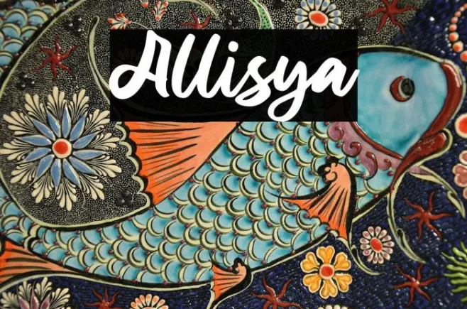Allisya Font | Free Download (TTF/OTF) | FFonts.net
