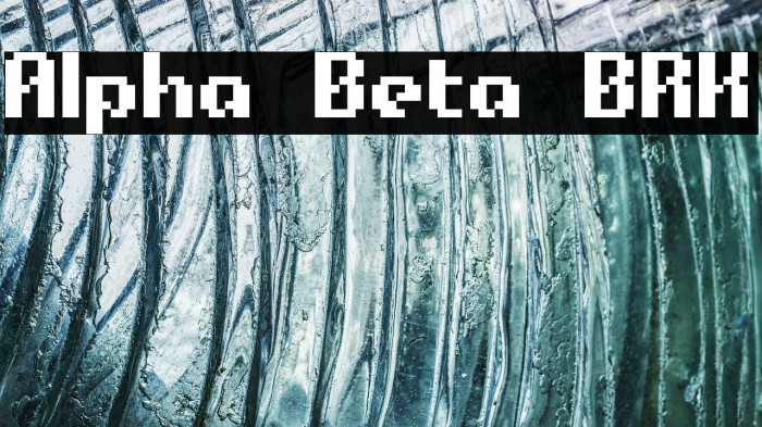 Alpha Beta BRK Font - FFonts.net
