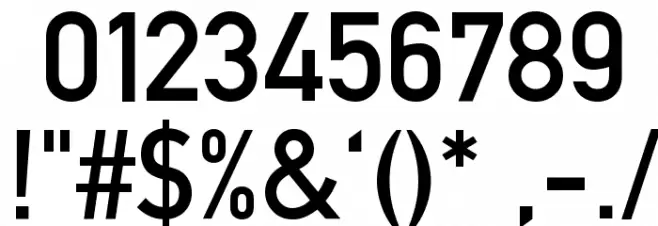 Alte DIN 1451 Mittelschrift Font - Free Download (TTF/OTF)