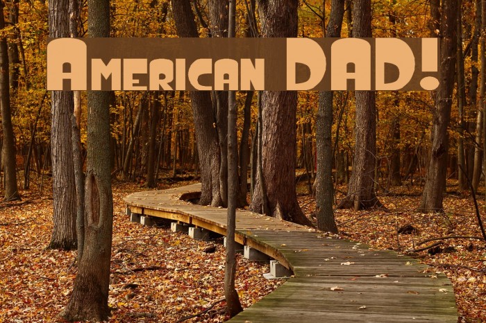American DAD! Font - FFonts.net