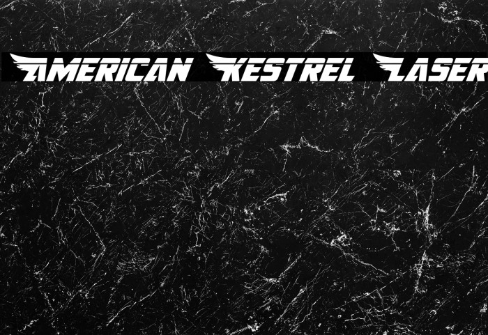 American Kestrel Laser Font - FFonts.net
