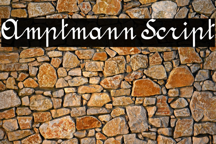 Amptmann Script Font - FFonts.net