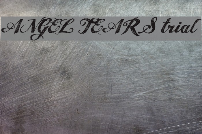 ANGEL TEARS trial Font - FFonts.net