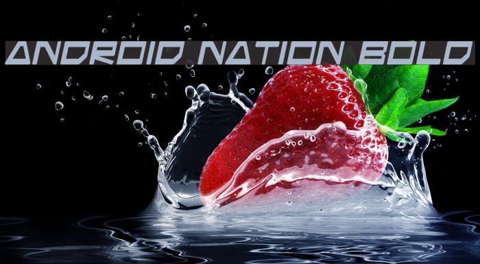 Android Nation Bold Font - FFonts.net