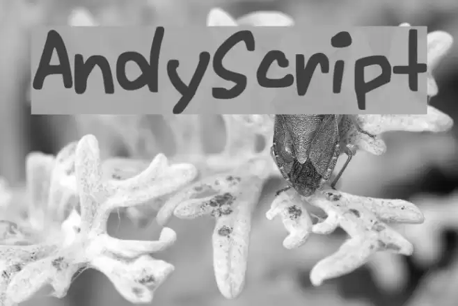 AndyScript Font - Free Download (TTF/OTF) | FFonts.net