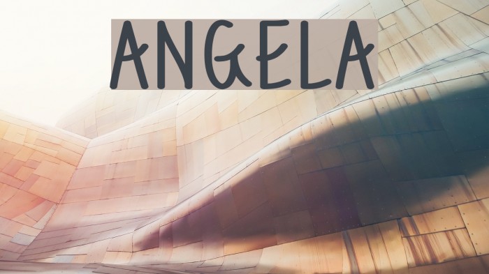 Angela Font - FFonts.net