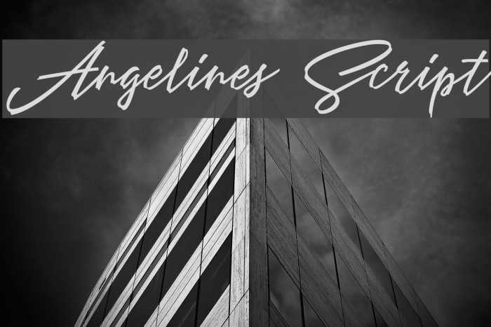 Angelines Script Font - FFonts.net