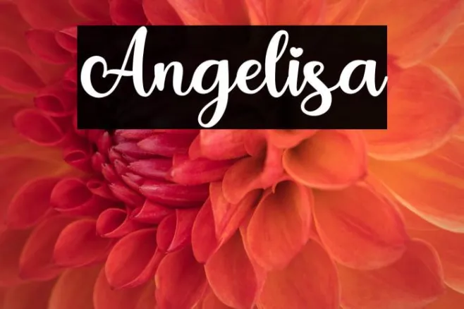Angelisa Font | Free Download (TTF/OTF) | FFonts.net