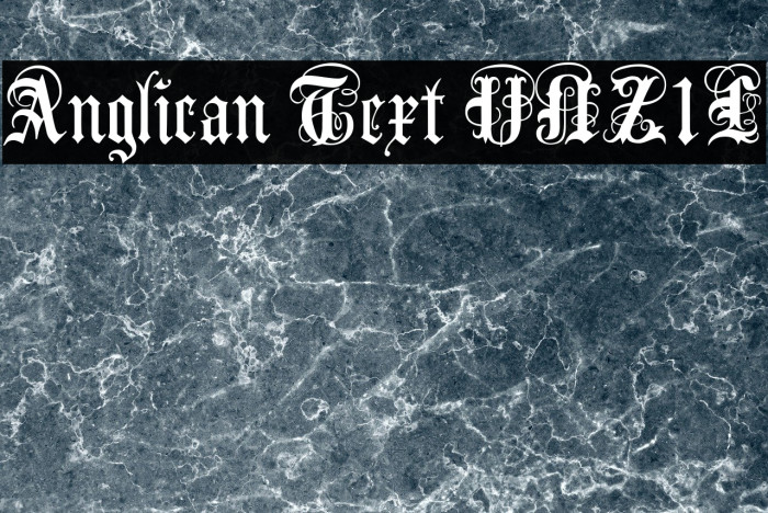 Anglican Text UNZ1L Font - FFonts.net
