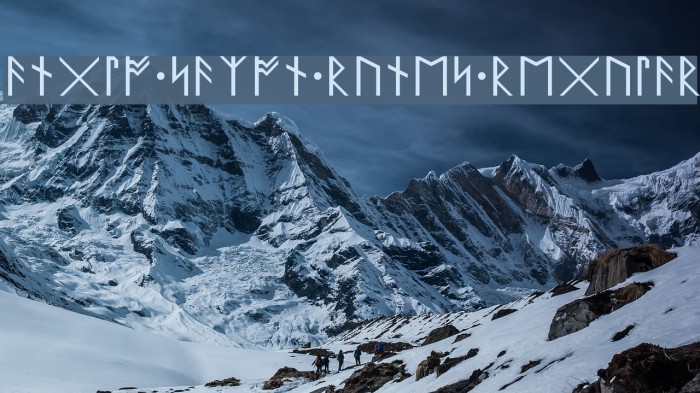 Anglo Saxon Runes Regular Font - FFonts.net
