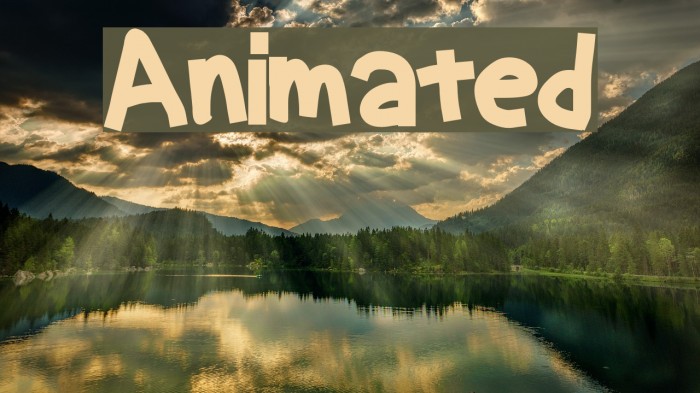 Animated Font - FFonts.net