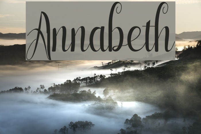 Annabeth Font - FFonts.net