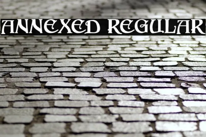 Annexed Regular Font | Free Download (TTF/OTF) | FFonts.net