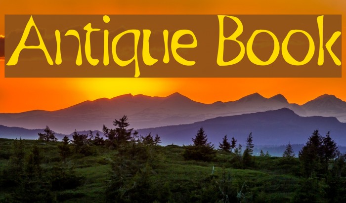 Antique Book Font - FFonts.net