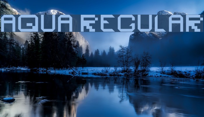 Aqua Regular Font - FFonts.net