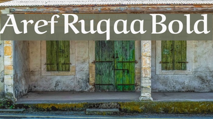 Aref Ruqaa Bold Font - FFonts.net