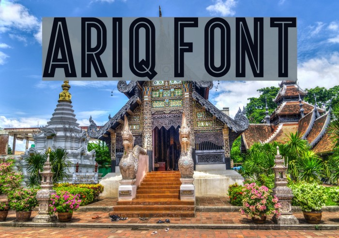 Ariq Font - FFonts.net