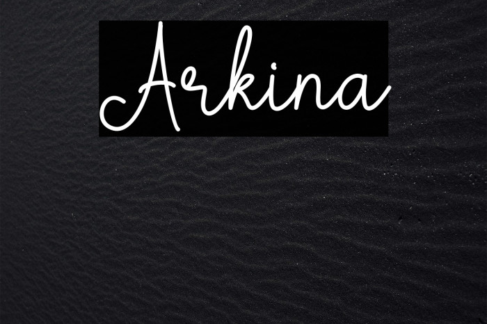 Arkina Font - FFonts.net