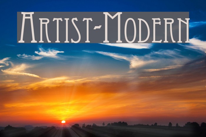 Artist-Modern Font - FFonts.net