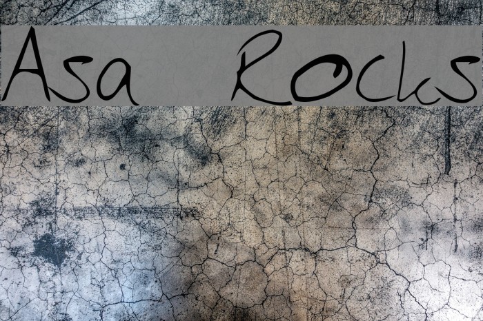 Asa Rocks Font - FFonts.net