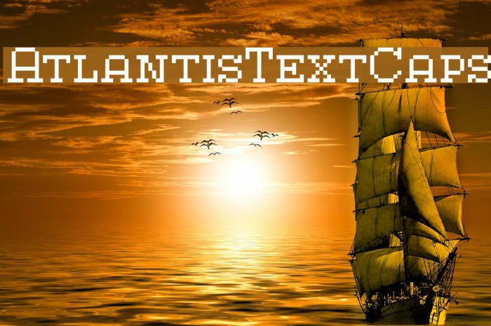 AtlantisTextCaps Font - FFonts.net
