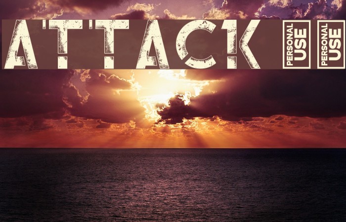 Attack 13 Font - FFonts.net