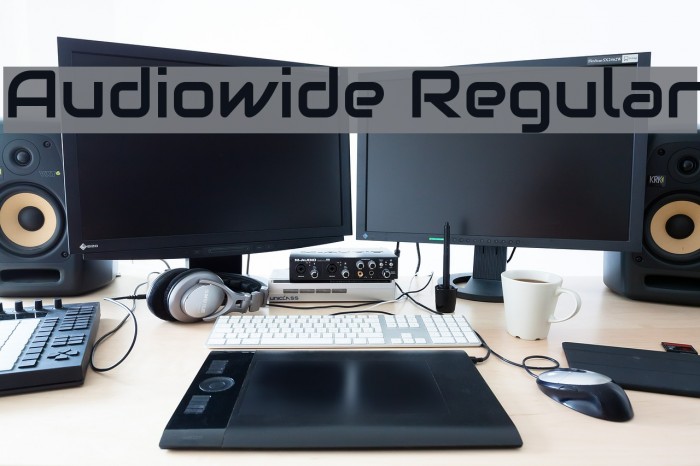 Audiowide Regular Font - FFonts.net