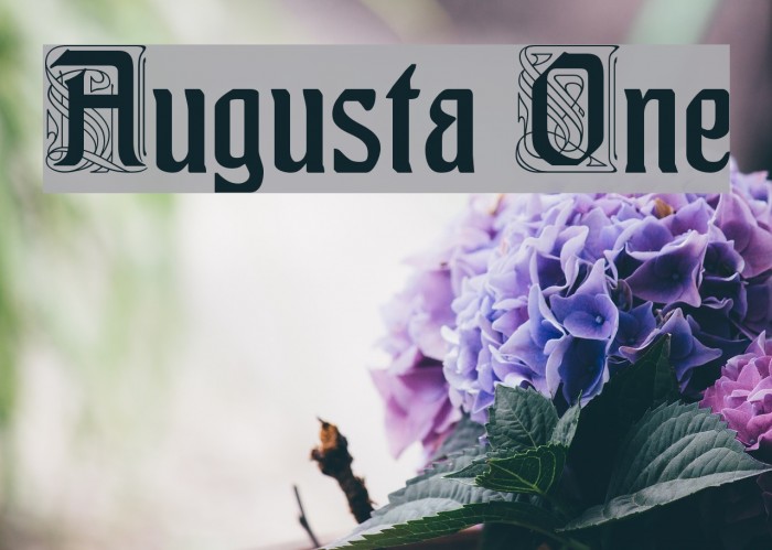 Augusta One Font - FFonts.net
