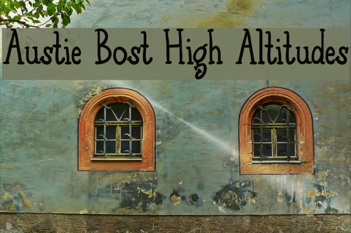 Austie Bost High Altitudes Font - FFonts.net