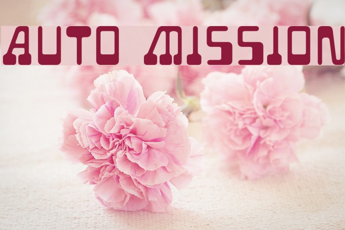 Auto Mission Font - FFonts.net